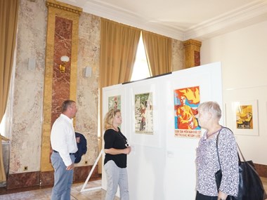 Vietnamese propaganda posters on show in Slovakia