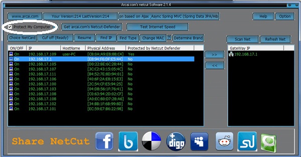 Hướng dẫn sử dụng NetCut 2.1.4 quản trị thành viên mạng Wi-Fi