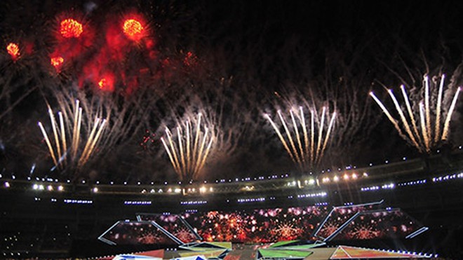 Rực rỡ lễ khai mạc SEA Games 27: Màn thắp đuốc ấn tượng