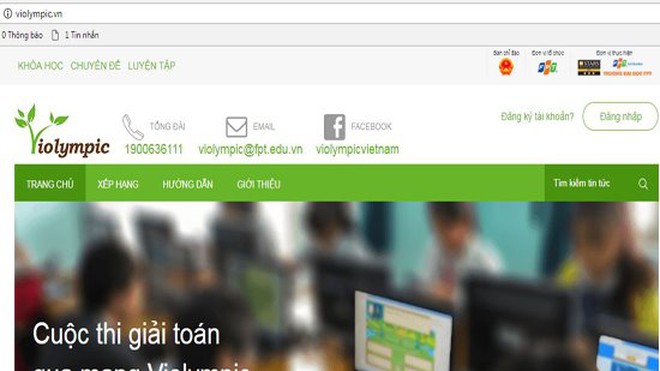 ViOlympic Toán tiếng Việt năm học 2017-2018 chính thức mở vòng tự luyện ...