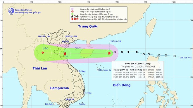Công điện chỉ đạo khẩn cấp ứng phó bão số 3