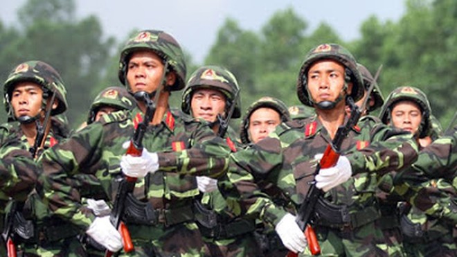 Công bố lực lượng thường trực và dự bị quân đội Việt Nam