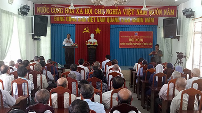 Linh mục, chức sắc tôn giáo được tuyên truyền pháp luật về biển, đảo