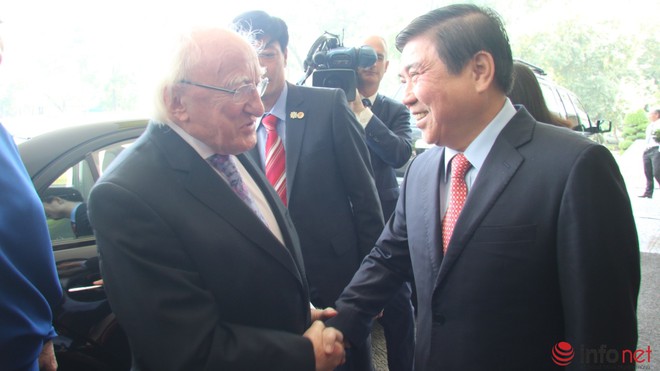 Tổng thống Ireland thăm và làm việc tại Thành phố Hồ Chí Minh